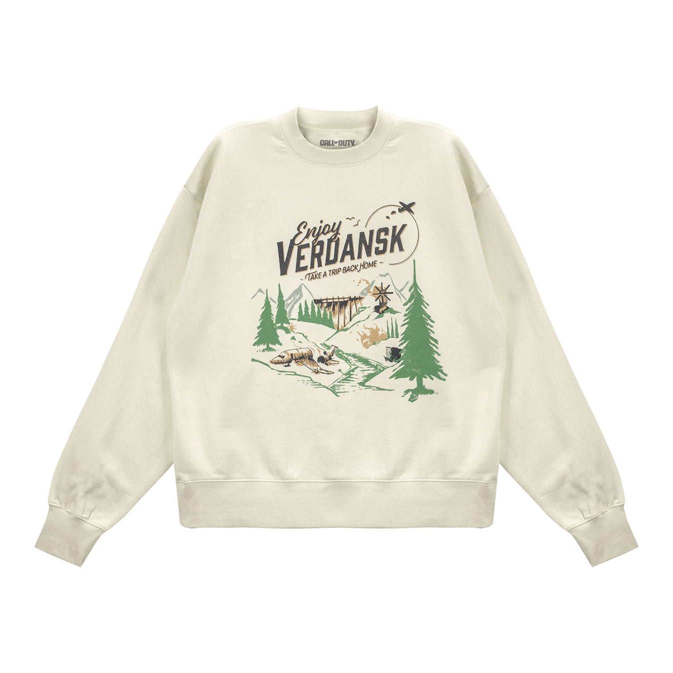 Call of Duty: Warzone Enjoy Verdansk Cream Sweatshirt - EU Call of Duty ...